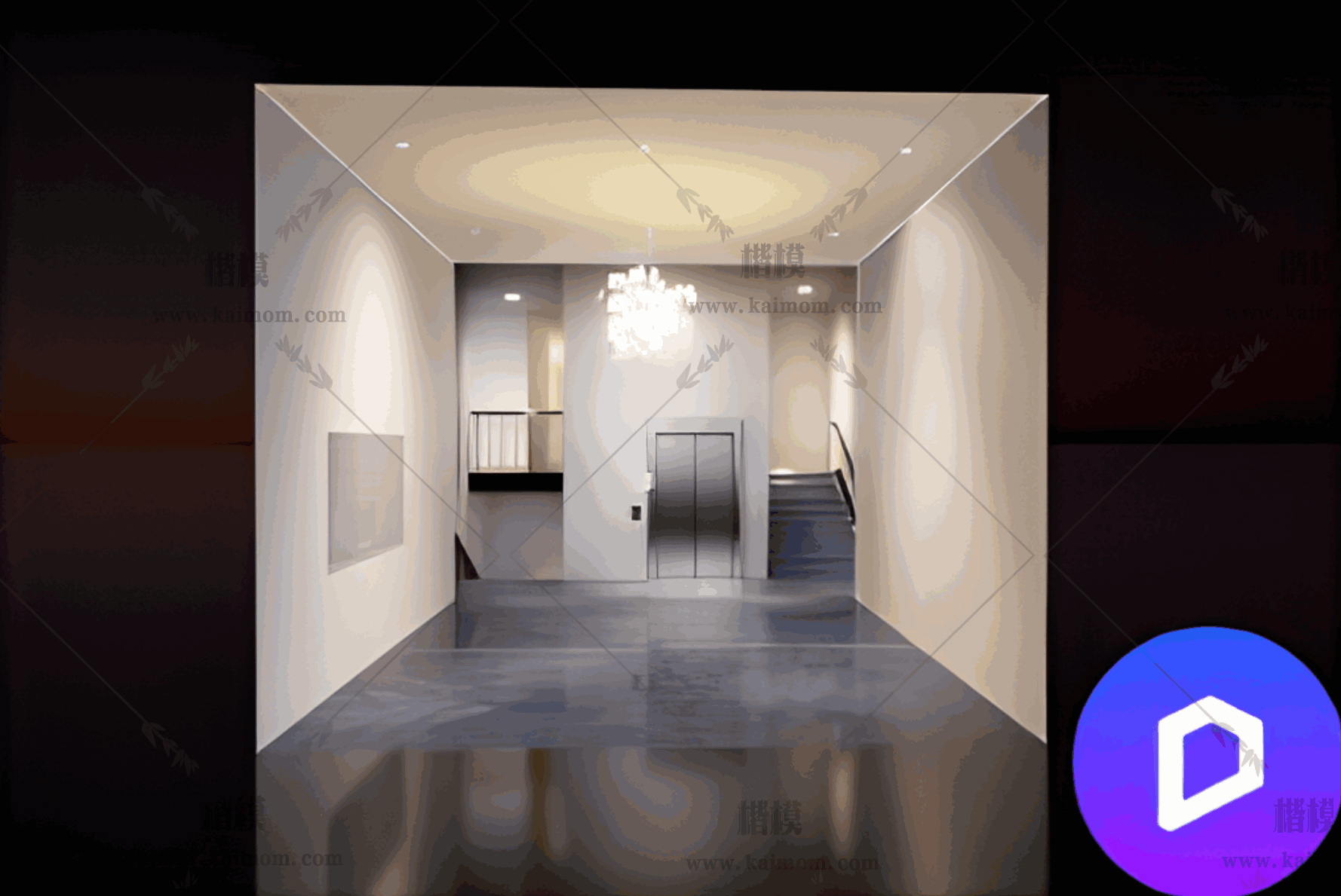 EXR室内贴图盒子模型 - 楷模云资源网 - 优质资源汇集地！